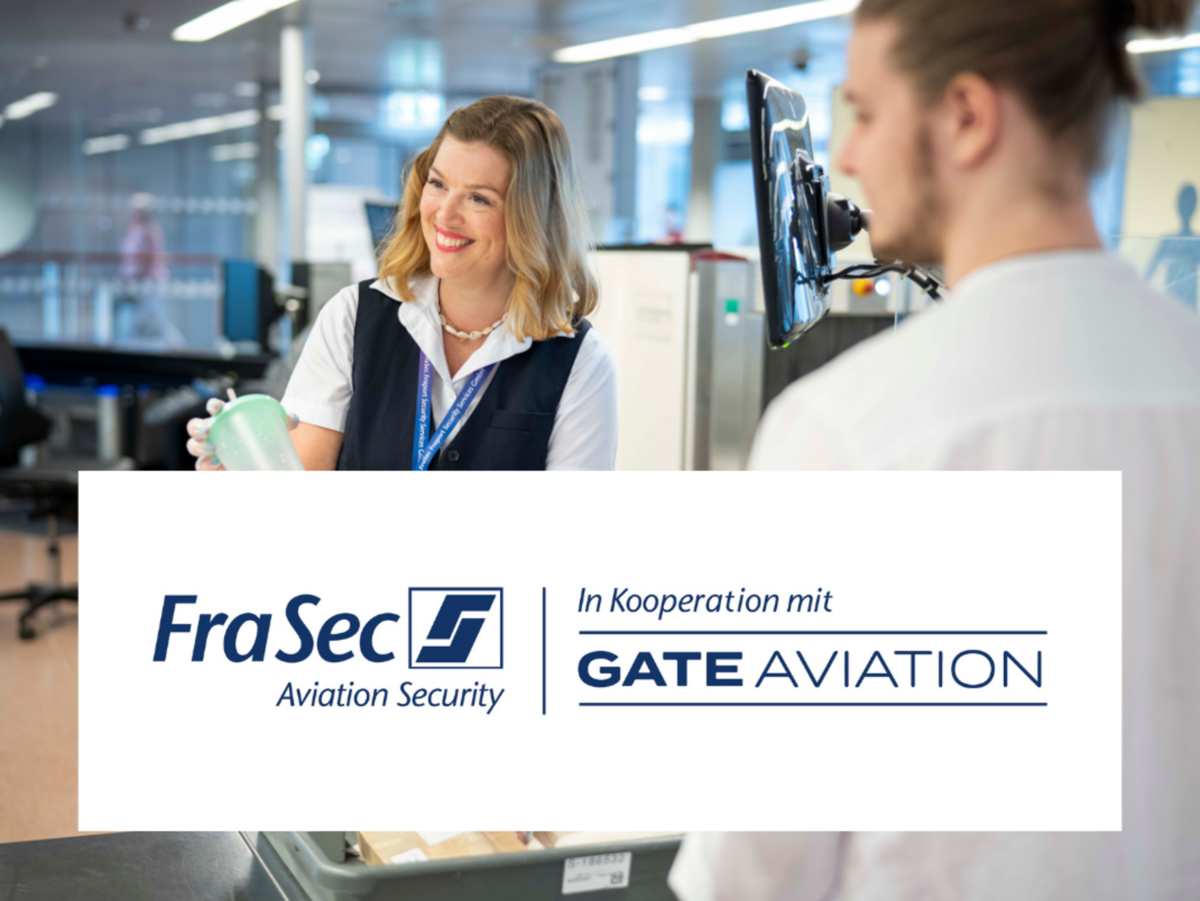 Kooperation: Gate Aviation, FraSec Aviation Security in Hamburg